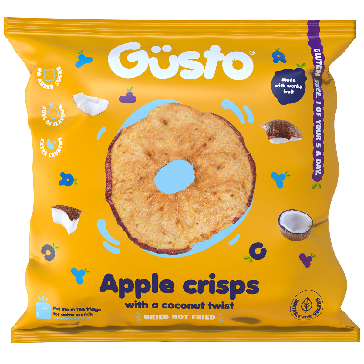 Dried Apple Slices | Apple Crisps | Gusto Snacks – Gusto snacks