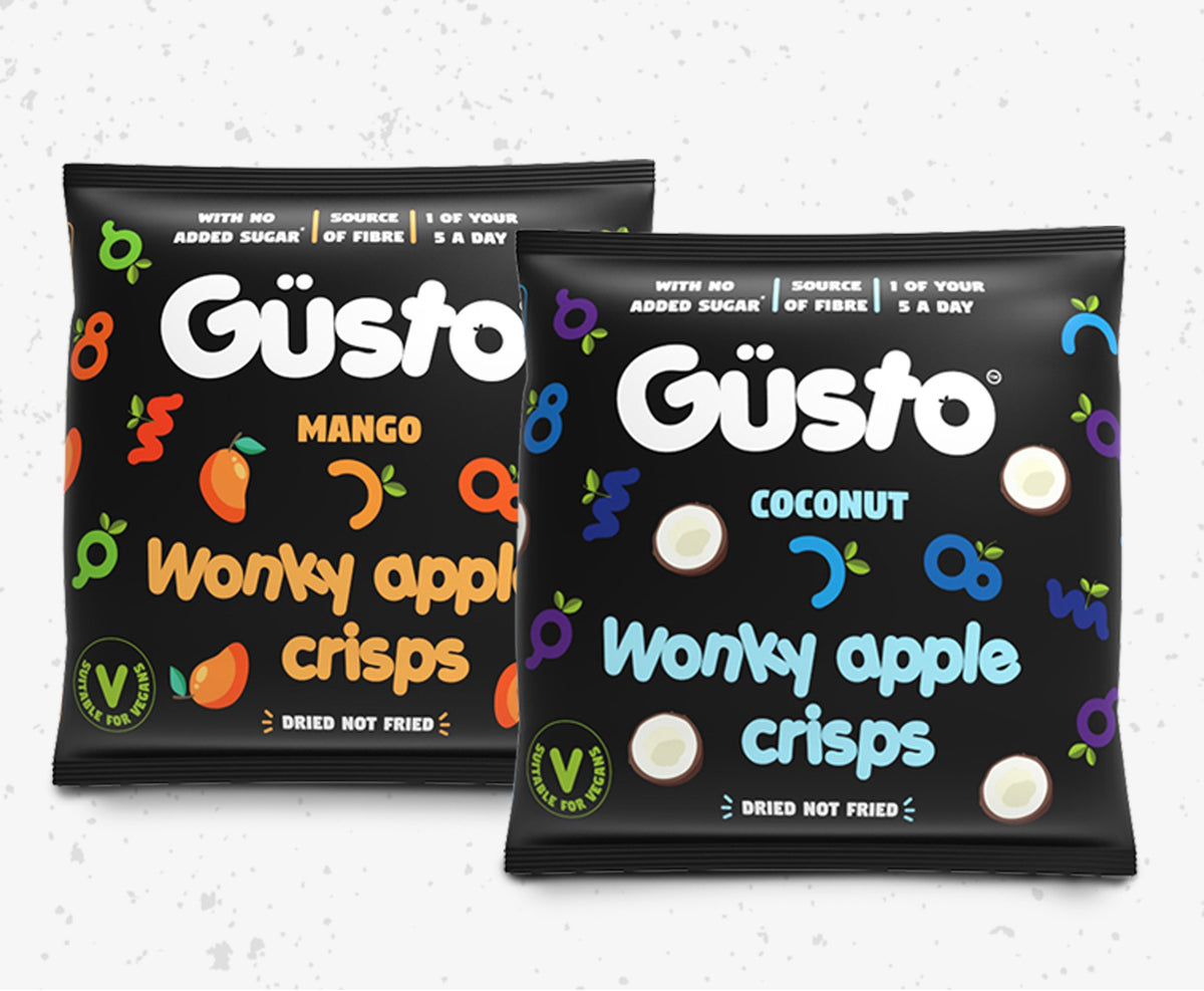 Air Dried Fruit Crisps | Air Dried Crisps | Wonky Apple | Gusto snacks